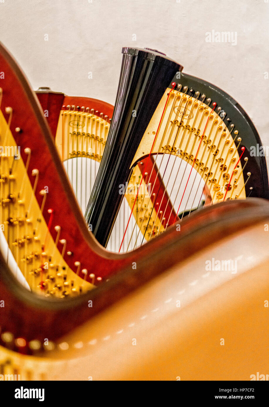 Harp detail hi-res stock photography and images - Alamy