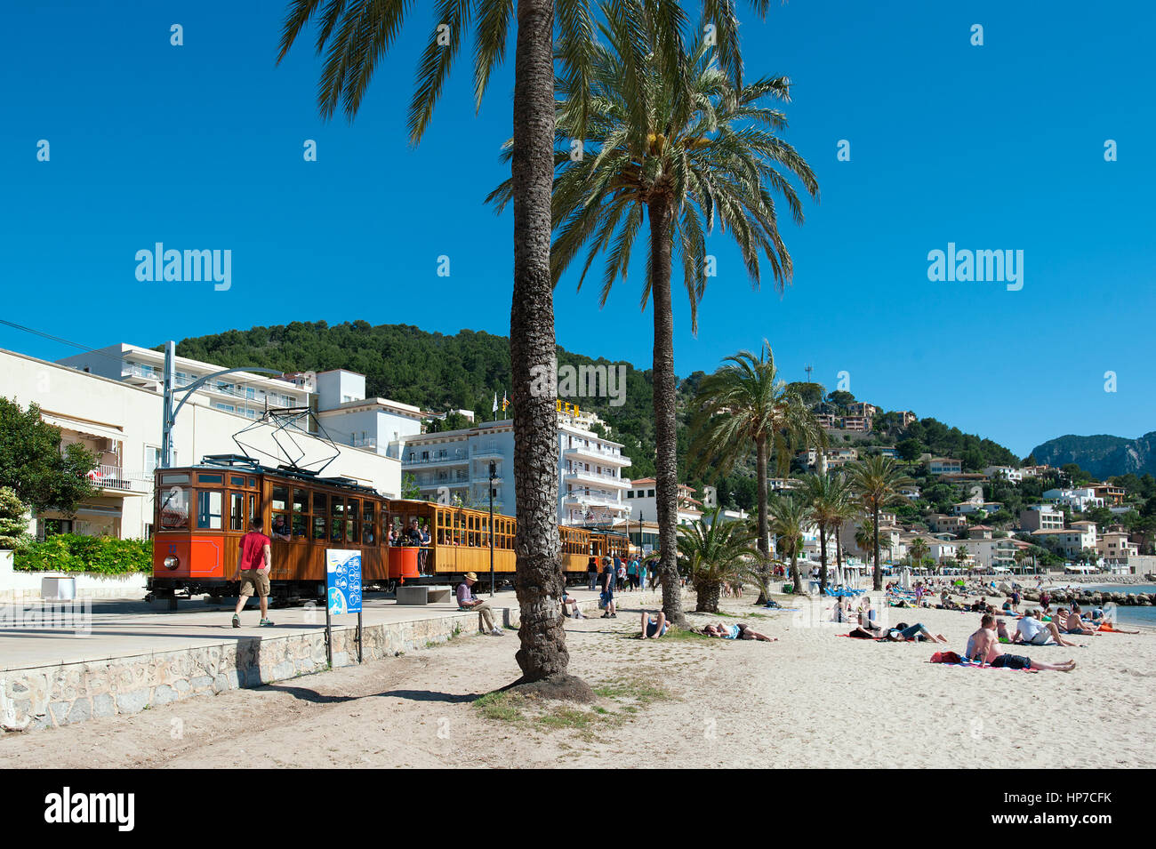 Port soller beach hi-res stock photography and images - Alamy