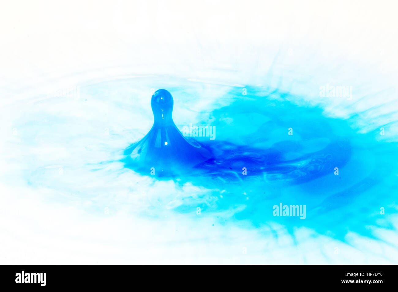 Colorful paint drop splashing on black a background Stock Photo - Alamy