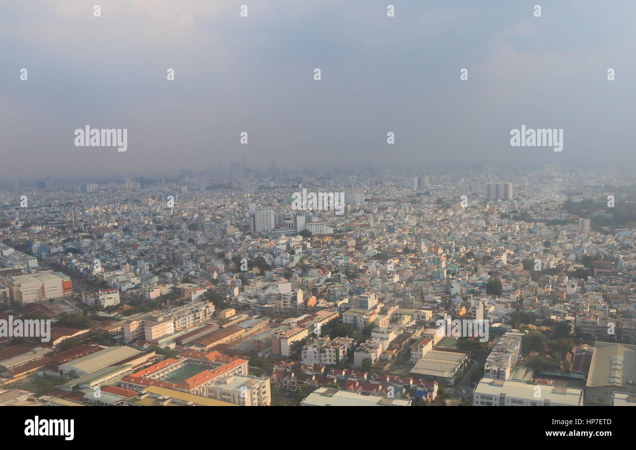 Ho Chi minh City Saigon cityscape in Vietnam Stock Photo - Alamy