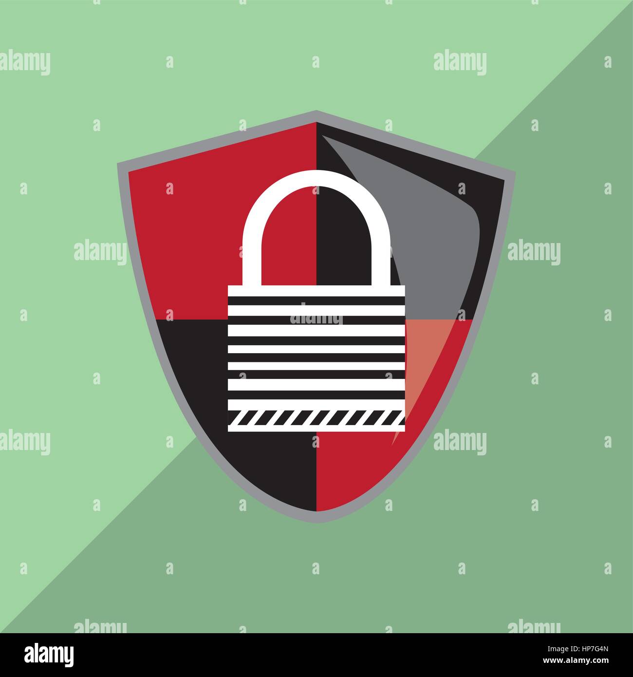 Security concept with icon design, vector illustration 10 eps graphic ...