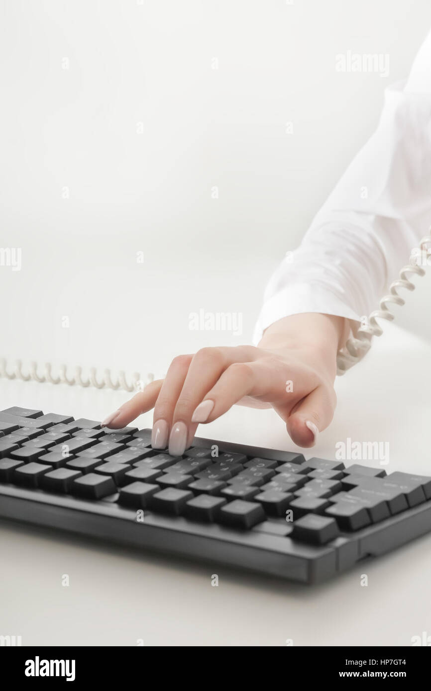 Keying computer hi-res stock photography and images - Alamy