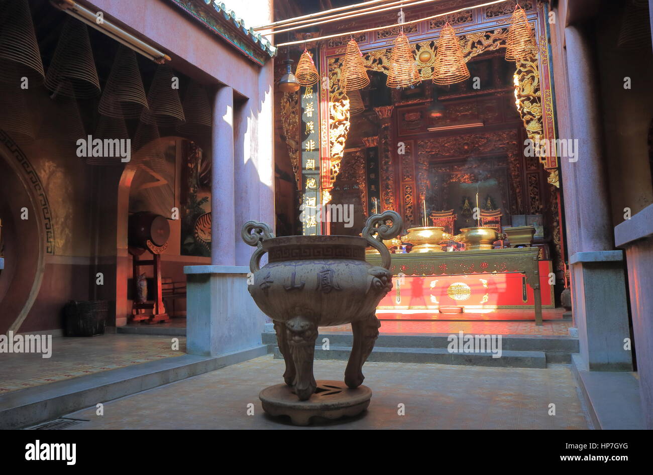 Phung Son Tu temple in Ho Chi Minh City Vietnam. Phung Son Tu temple ...
