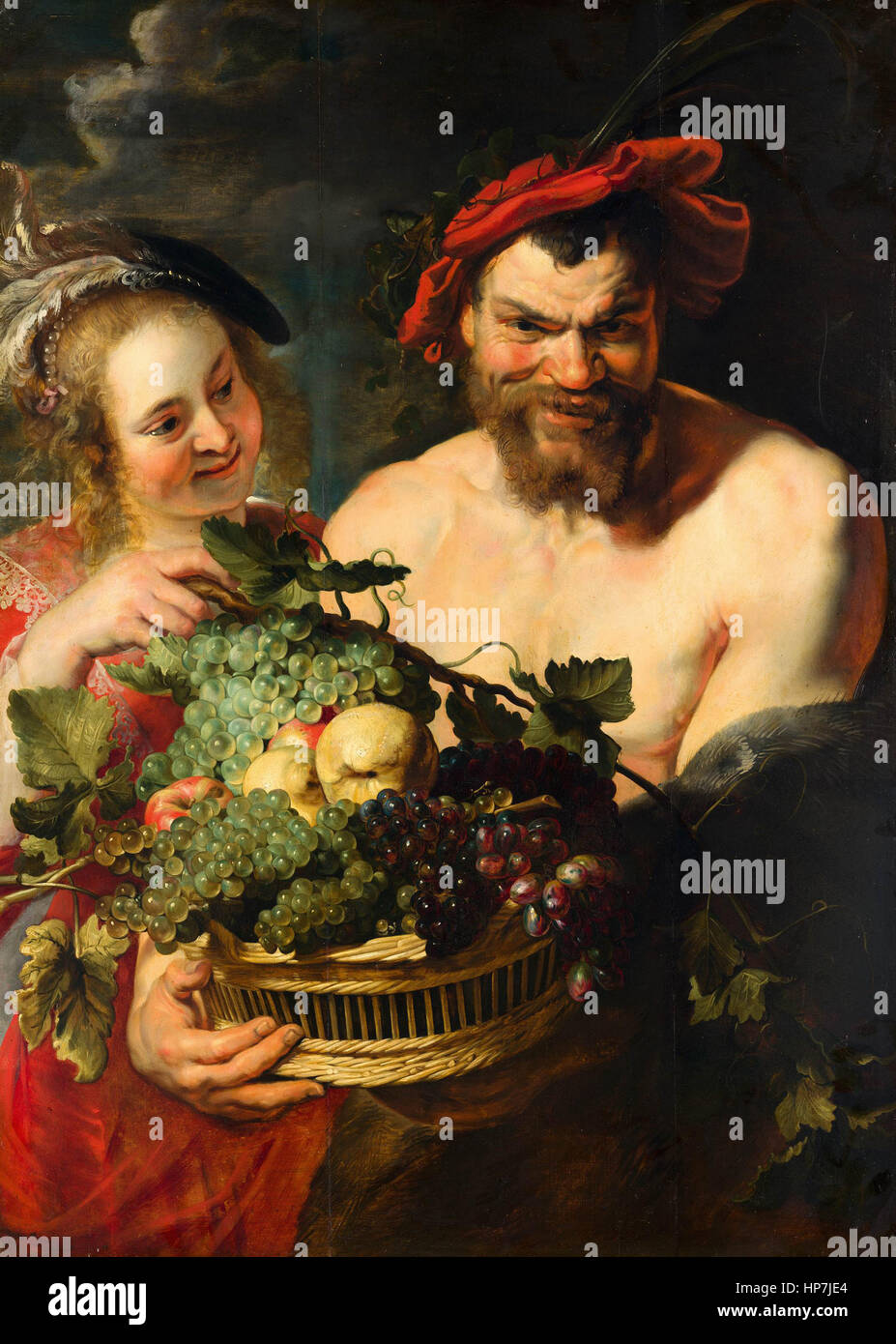 Nymph and Satyr after Peter Paul Rubens - Mauritshuis Museum The Hague ...