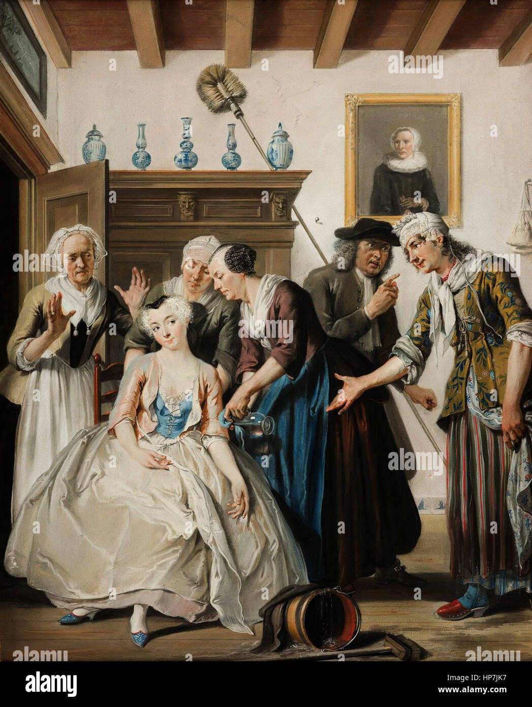 Cornelis Troost The Discovery of Jan Claasz. - Mauritshuis Museum The ...