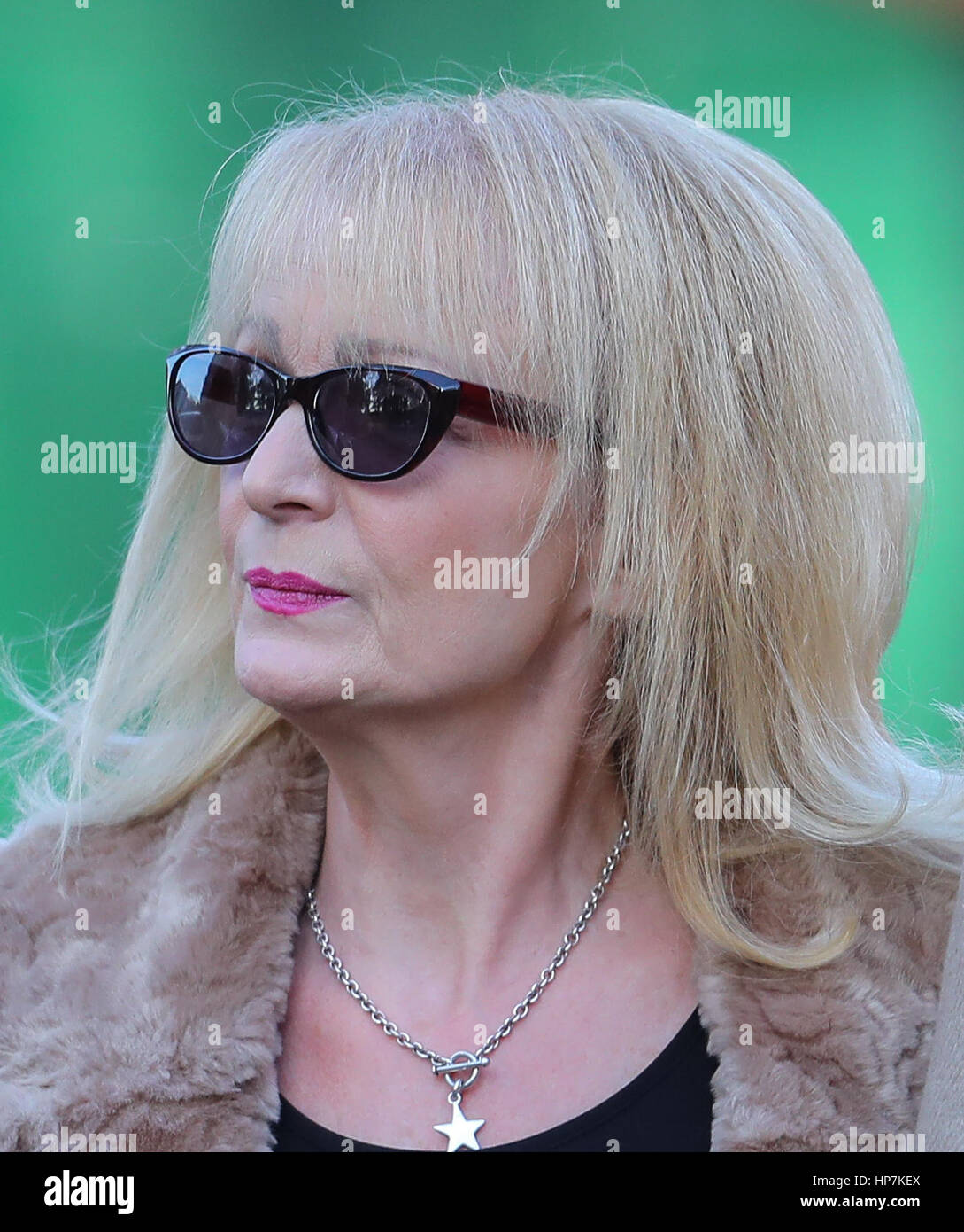 The funeral of Status Quo guitarist Rick Parfitt at Woking Crematorium ...