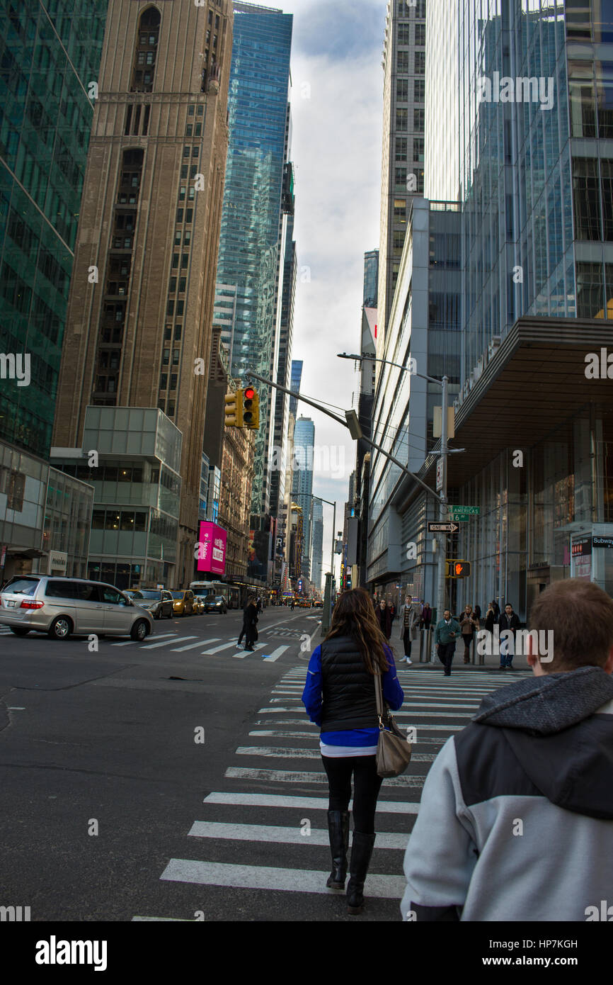 New York City, Time square Stock Photo - Alamy