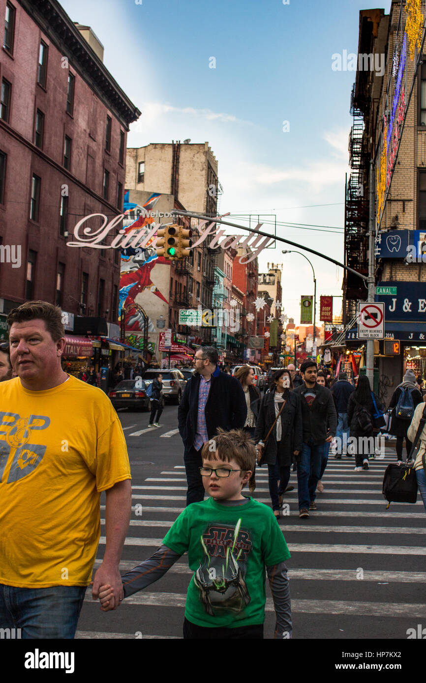little italy entrance, Brooklyn, nyc Stock Photo - Alamy