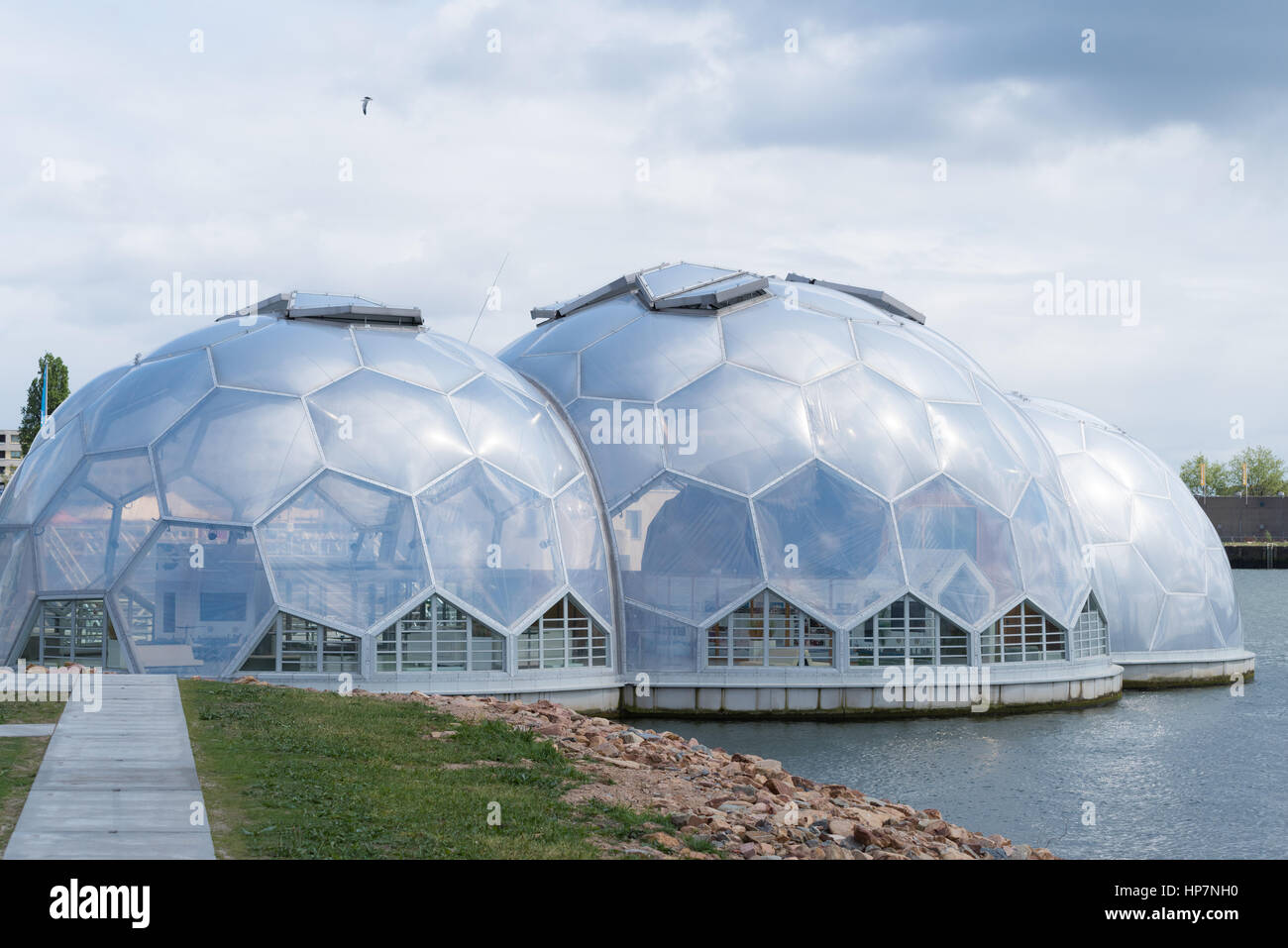 ROTTERDAM, NETHERLANDS - MAY 14, 2016: Modern sustainable and ...