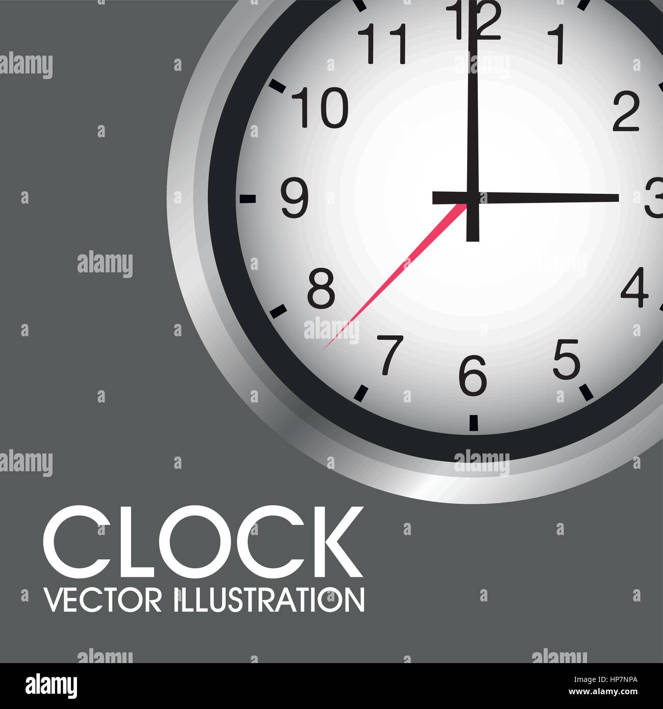 clock concept with icon design, vector illustration 10 eps graphic ...
