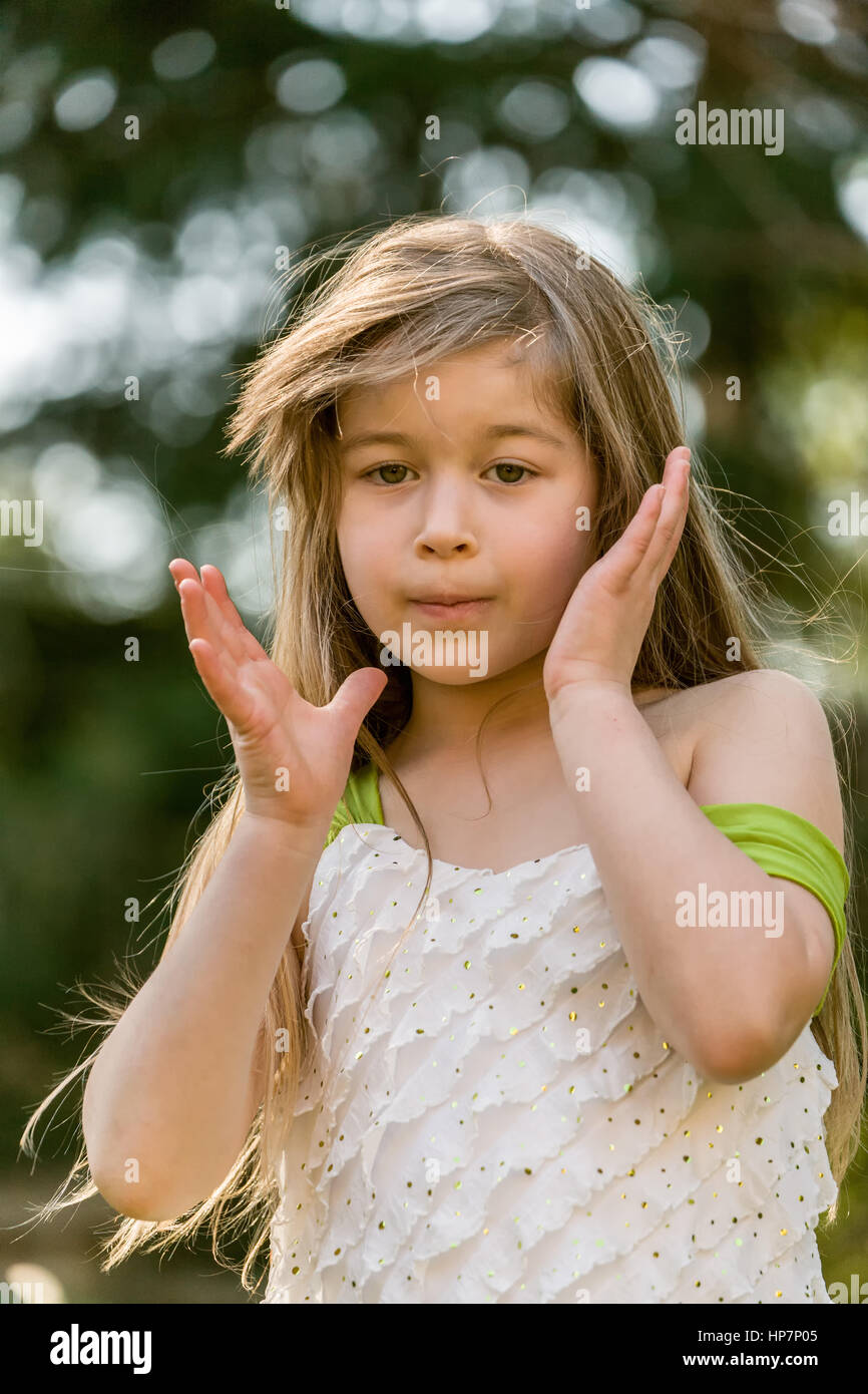 Romantic playful girl hi-res stock photography and images - Alamy
