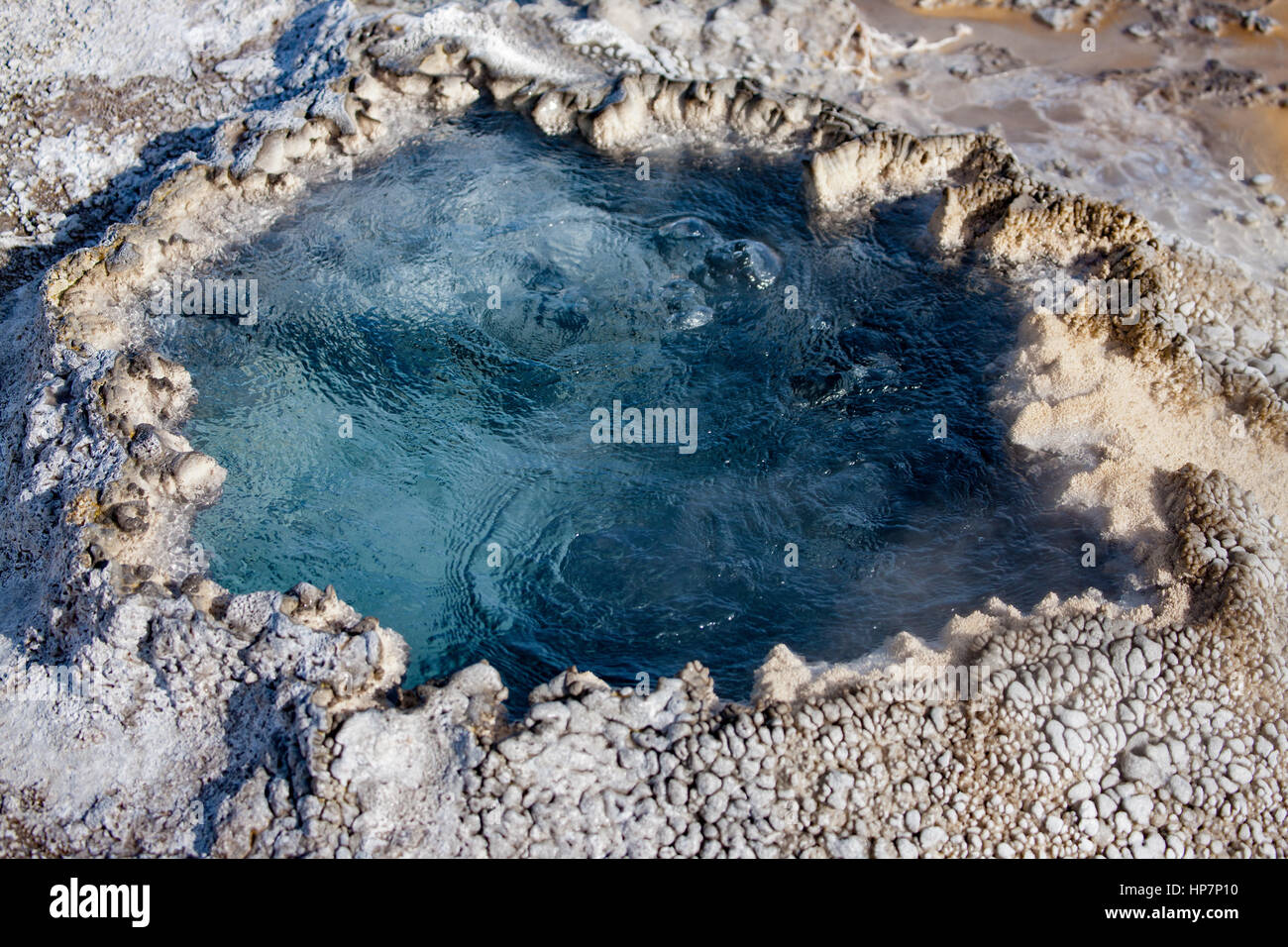 Yellowstone geothermal feature hi-res stock photography and images - Alamy