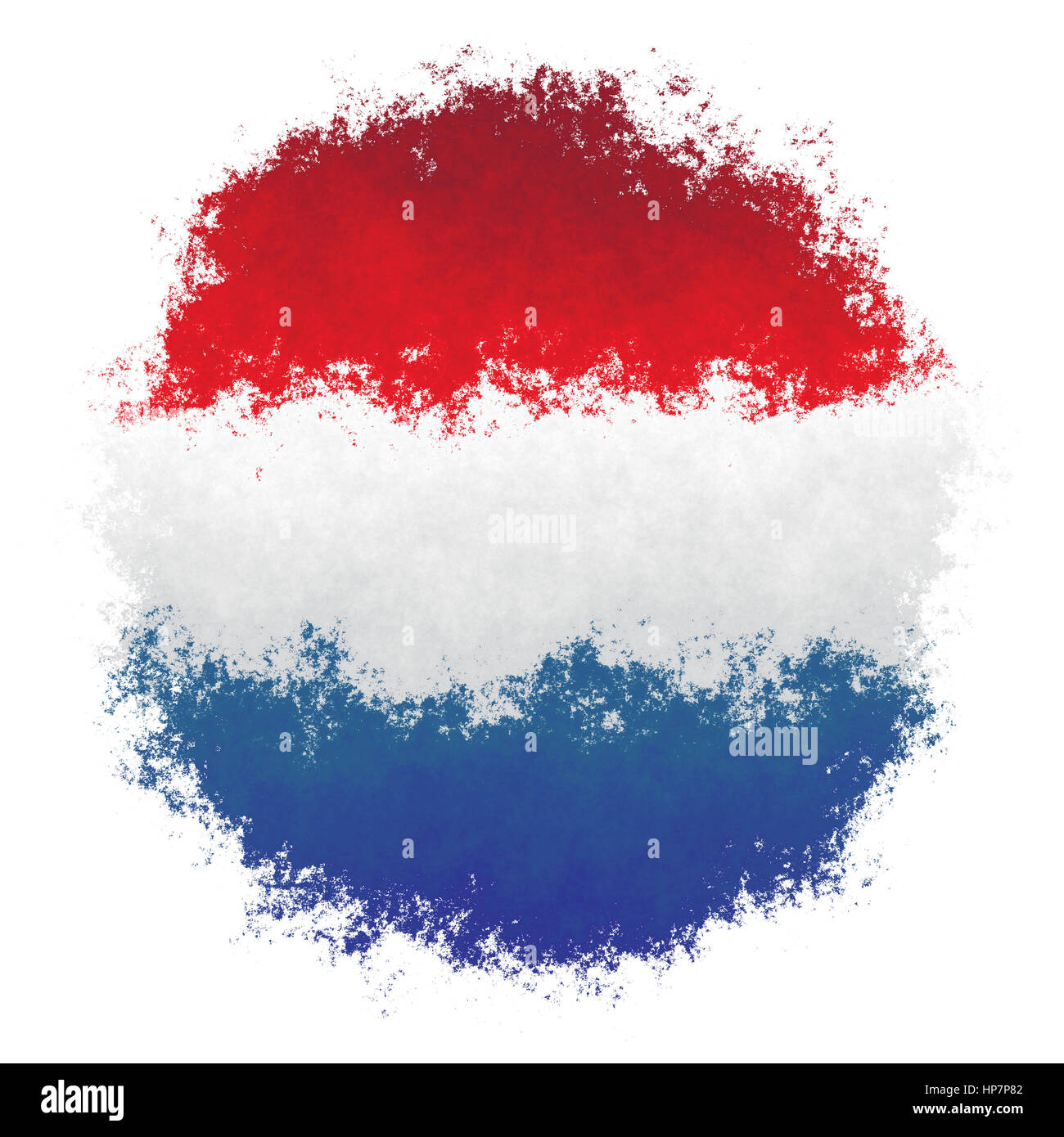 Color spray stylized flag of Netherlands on white background Stock ...