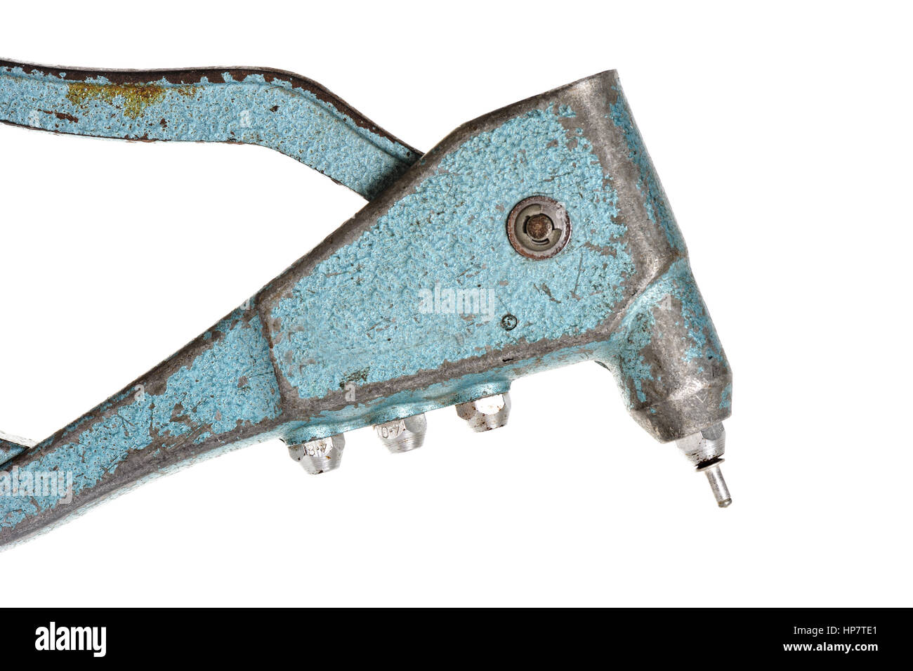 pop rivet gun isolated on white background Stock Photo - Alamy