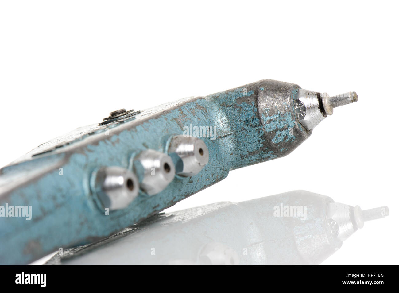 pop rivet gun isolated on white background Stock Photo - Alamy
