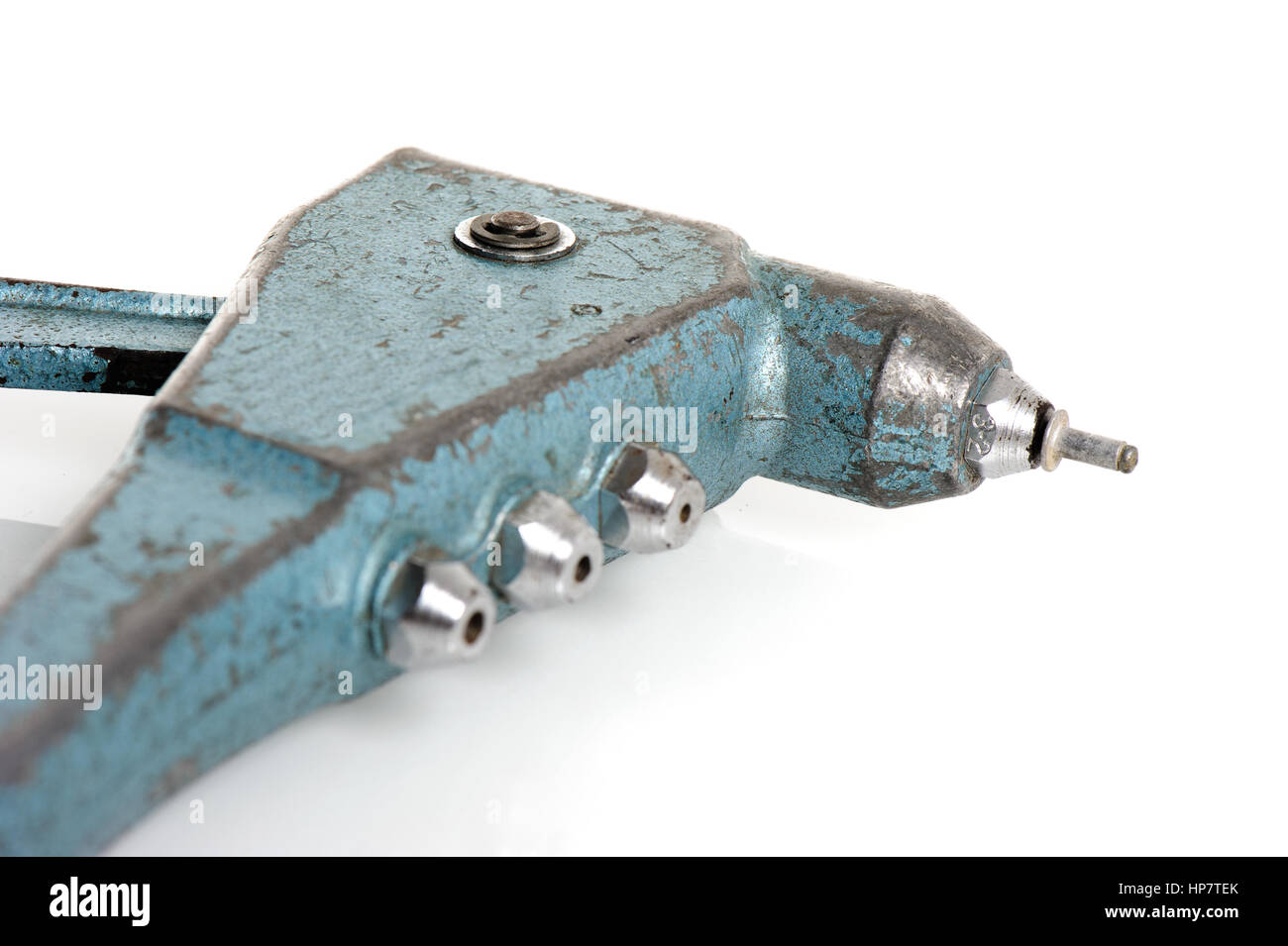 pop rivet gun isolated on white background Stock Photo - Alamy