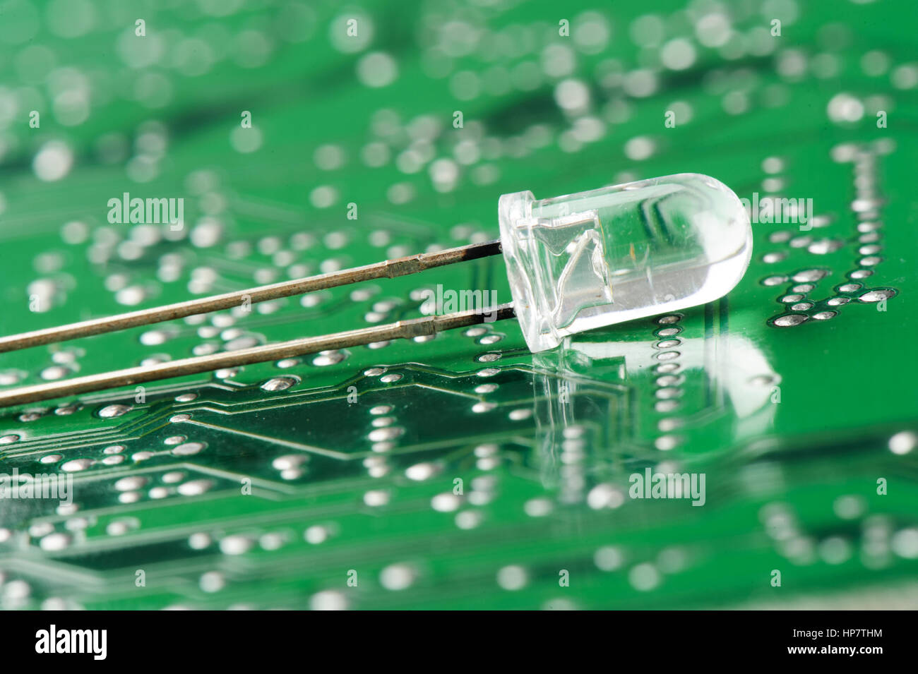 closeup LED (Light Emitting Diode), Electronic parts Stock Photo - Alamy