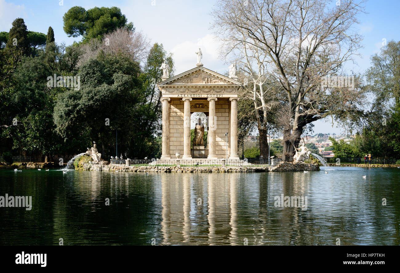 Villa borghese rome gardens hi-res stock photography and images - Alamy