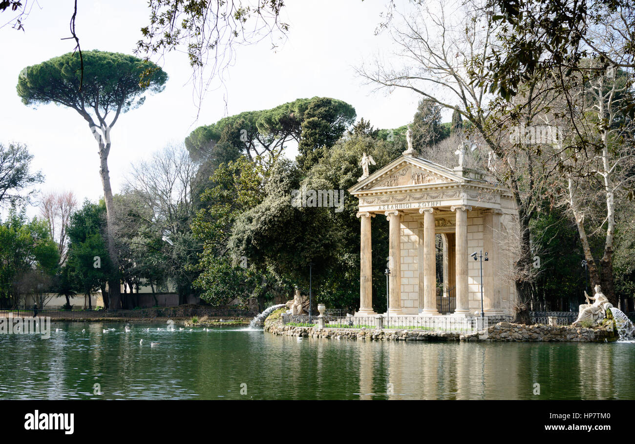 Villa borghese rome gardens hi-res stock photography and images - Alamy