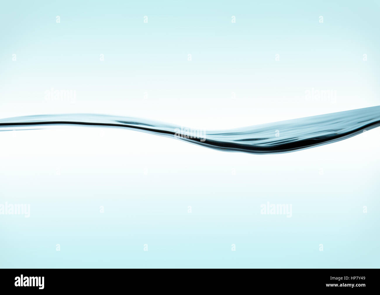 Cyan blue still water wave in aquarium in motion Stock Photo - Alamy