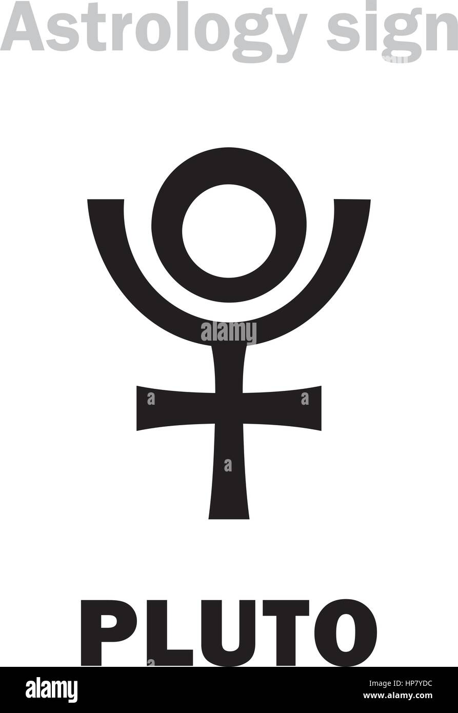 Pluto Planet Symbol