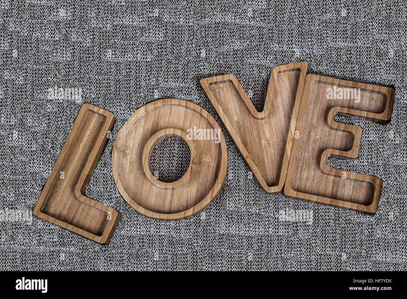 The word of love written in Latin letters Stock Photo - Alamy