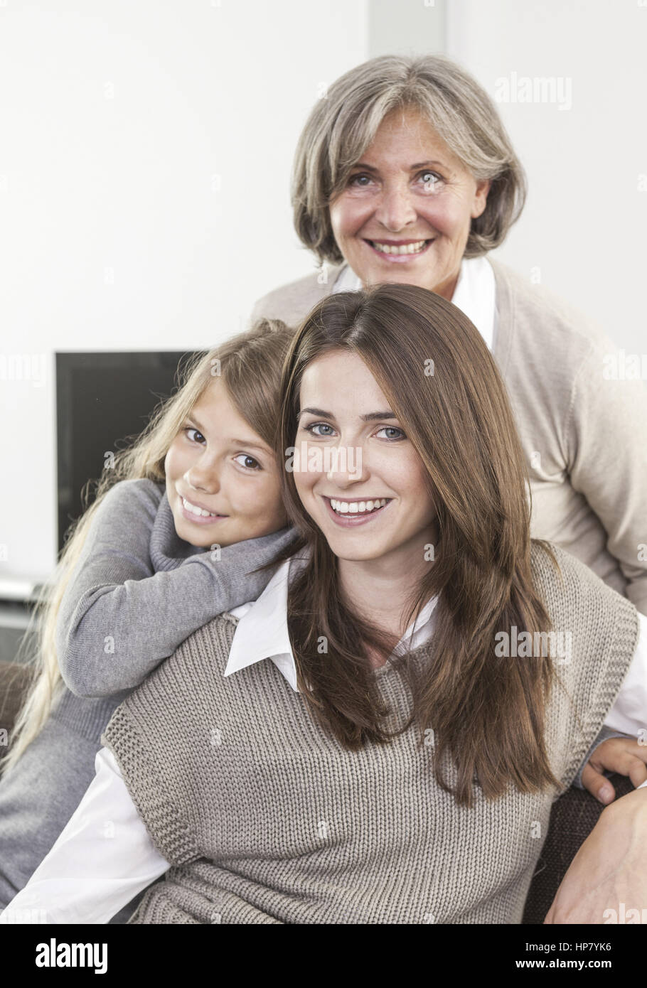 Drei Generationen Grossmutter Mutter Tochter Stock Photos & Drei ...