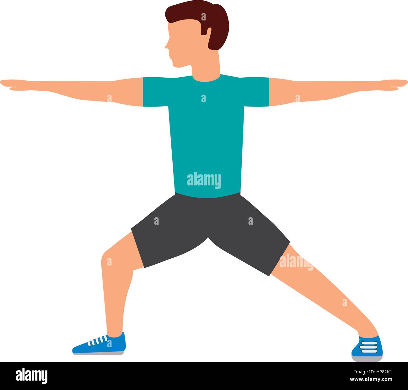 athlete man avatar fitness vector illustration design Stock Vector ...