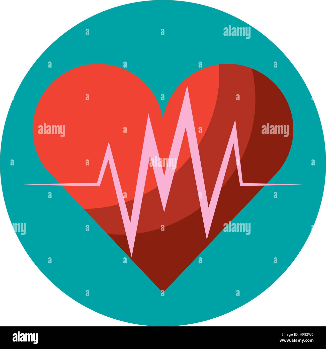 heart cardio isolated icon vector illustration design Stock Vector ...