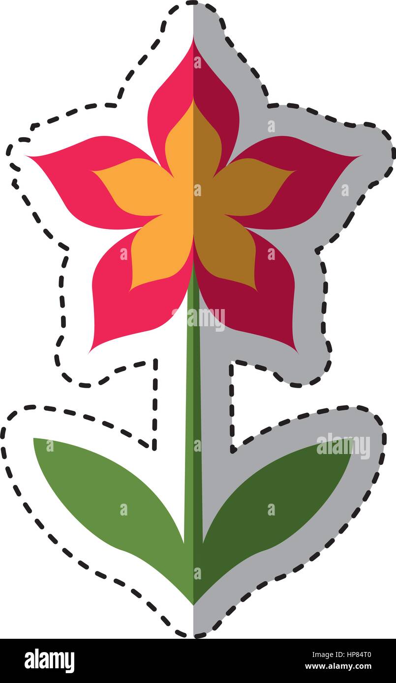 cute flower nature icon vector illustration design Stock Vector Image ...
