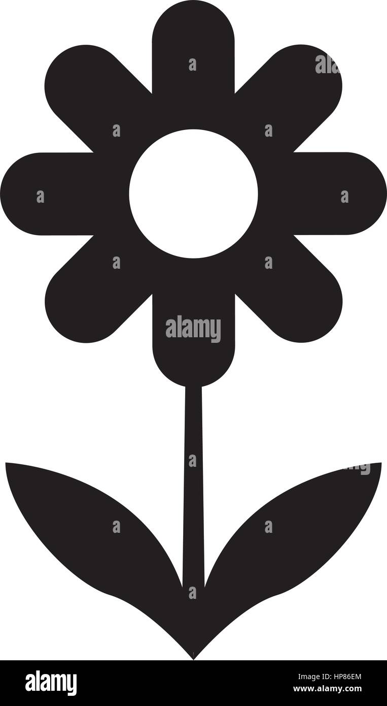 cute flower nature icon vector illustration design Stock Vector Image ...