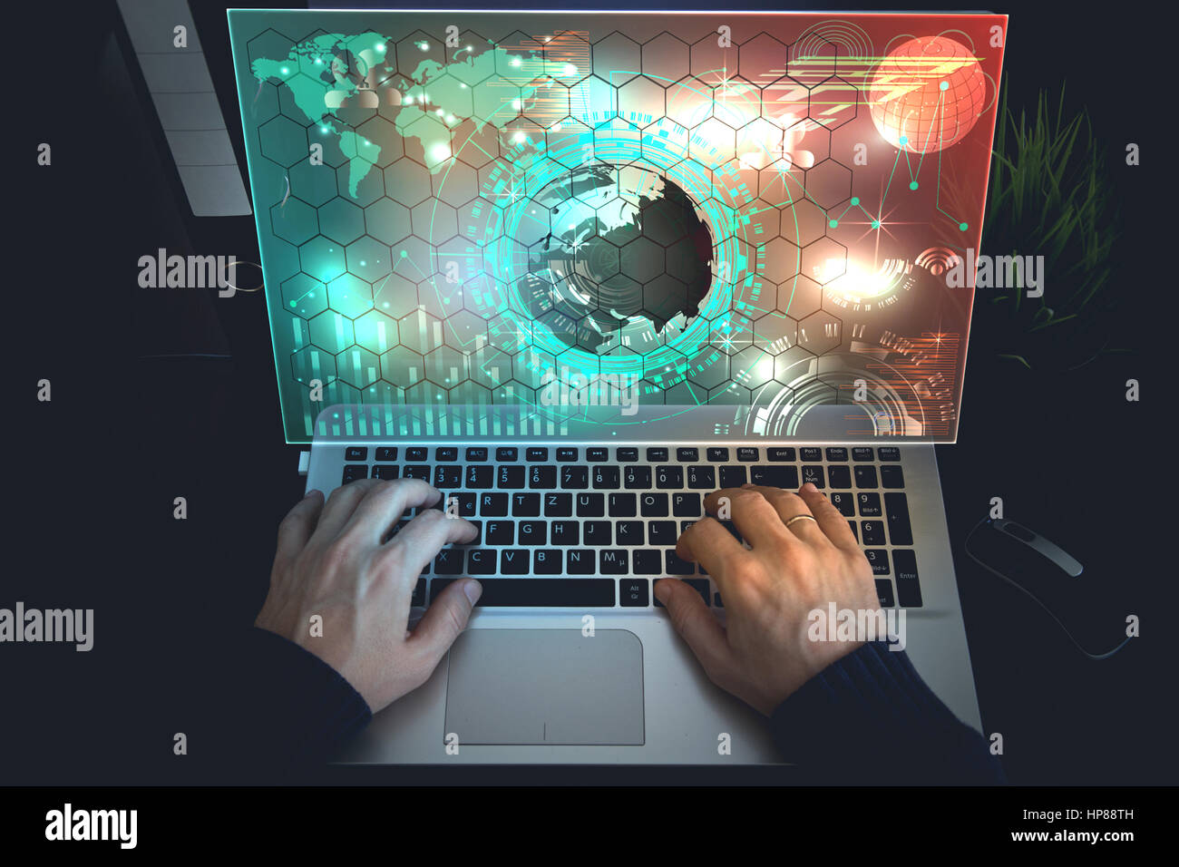 Computer network diagram hi-res stock photography and images - Alamy