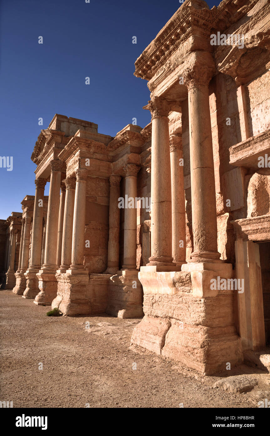 Palmyra, Syria - October 10, 2010: The ruins of the ancient city ...