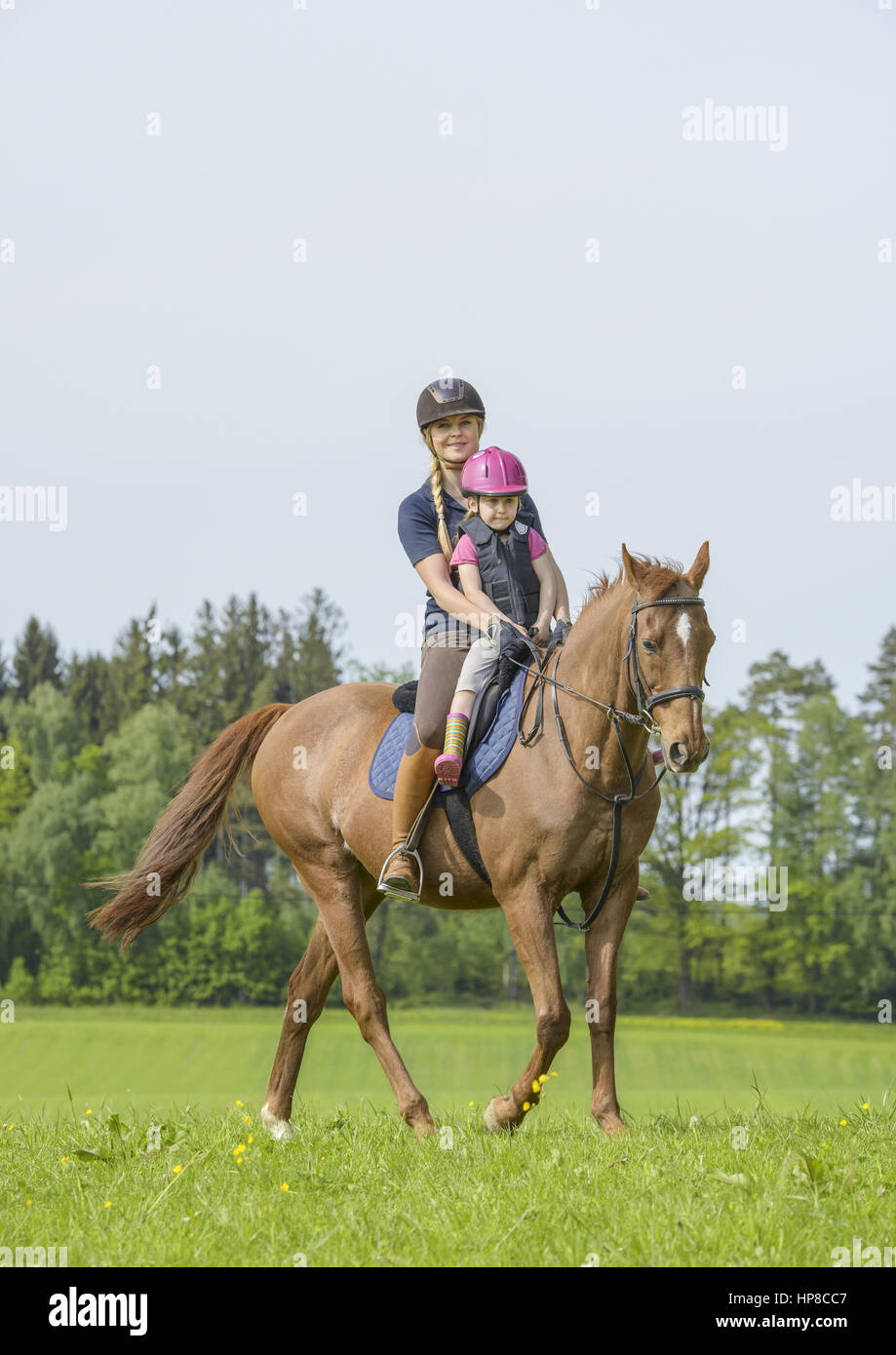 Frau Mit Pferd Woman Horse Stock Photos & Frau Mit Pferd Woman Horse ...