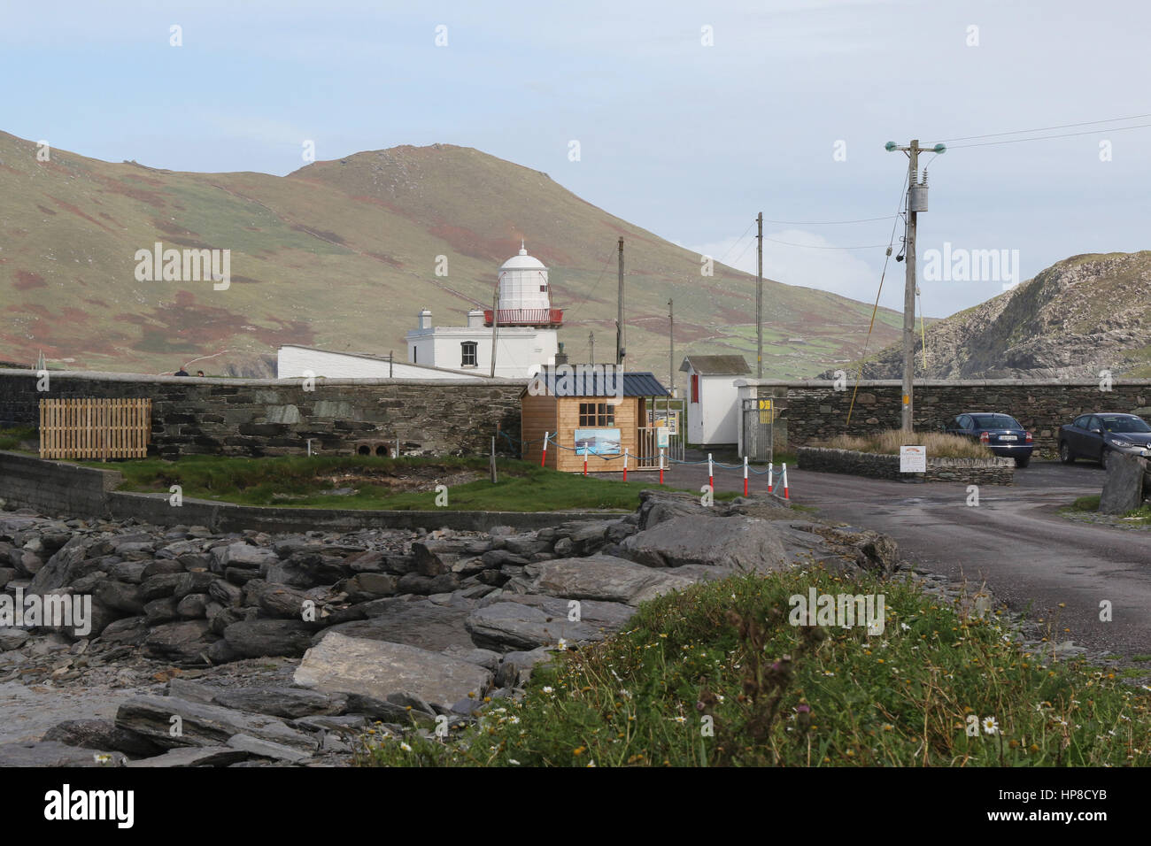 The Valentia Island Lighthouse on Valentia Island, County Kerry ...