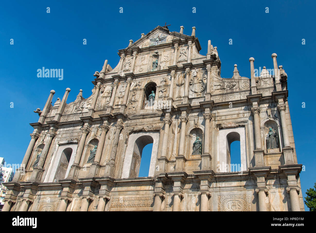 Ruins of Saint Paul's Church in Macao, China Stock Photo - Alamy