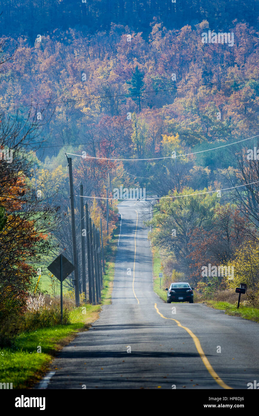 Rural road car driving hi-res stock photography and images - Alamy