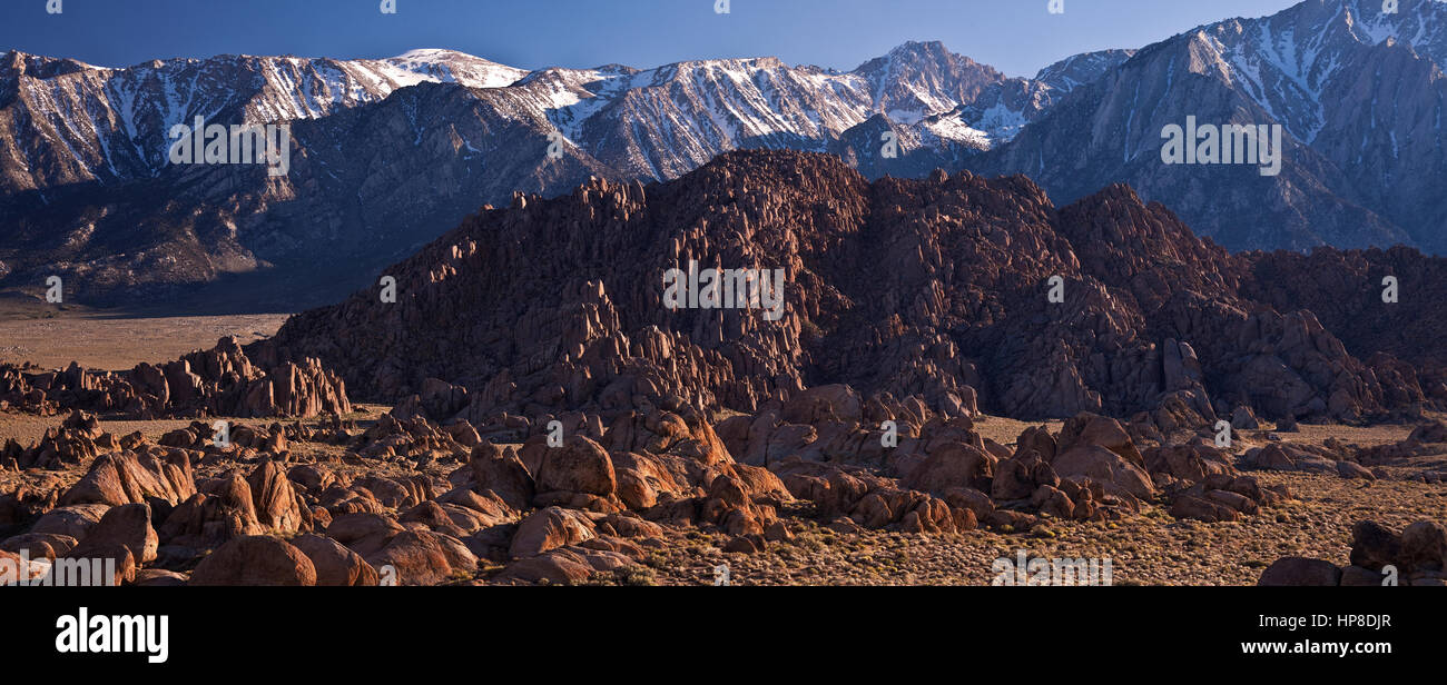 Alabama Hills Panorama Stock Photo - Alamy