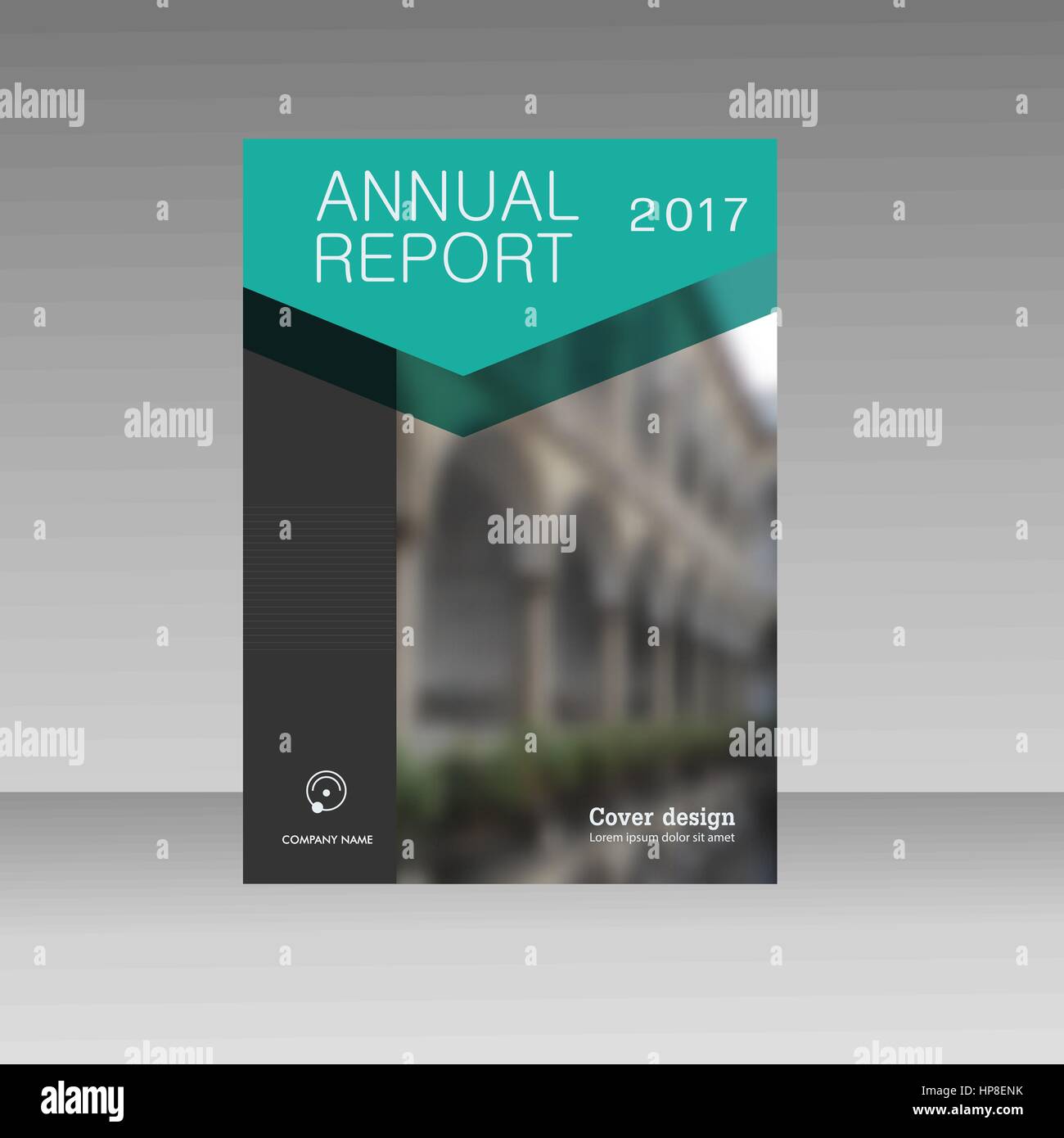 Annual report business magazine vector template. Cover book ...