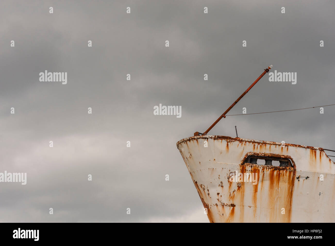 The Duke of Lancaster also known as the Fun Ship docked and aground at ...