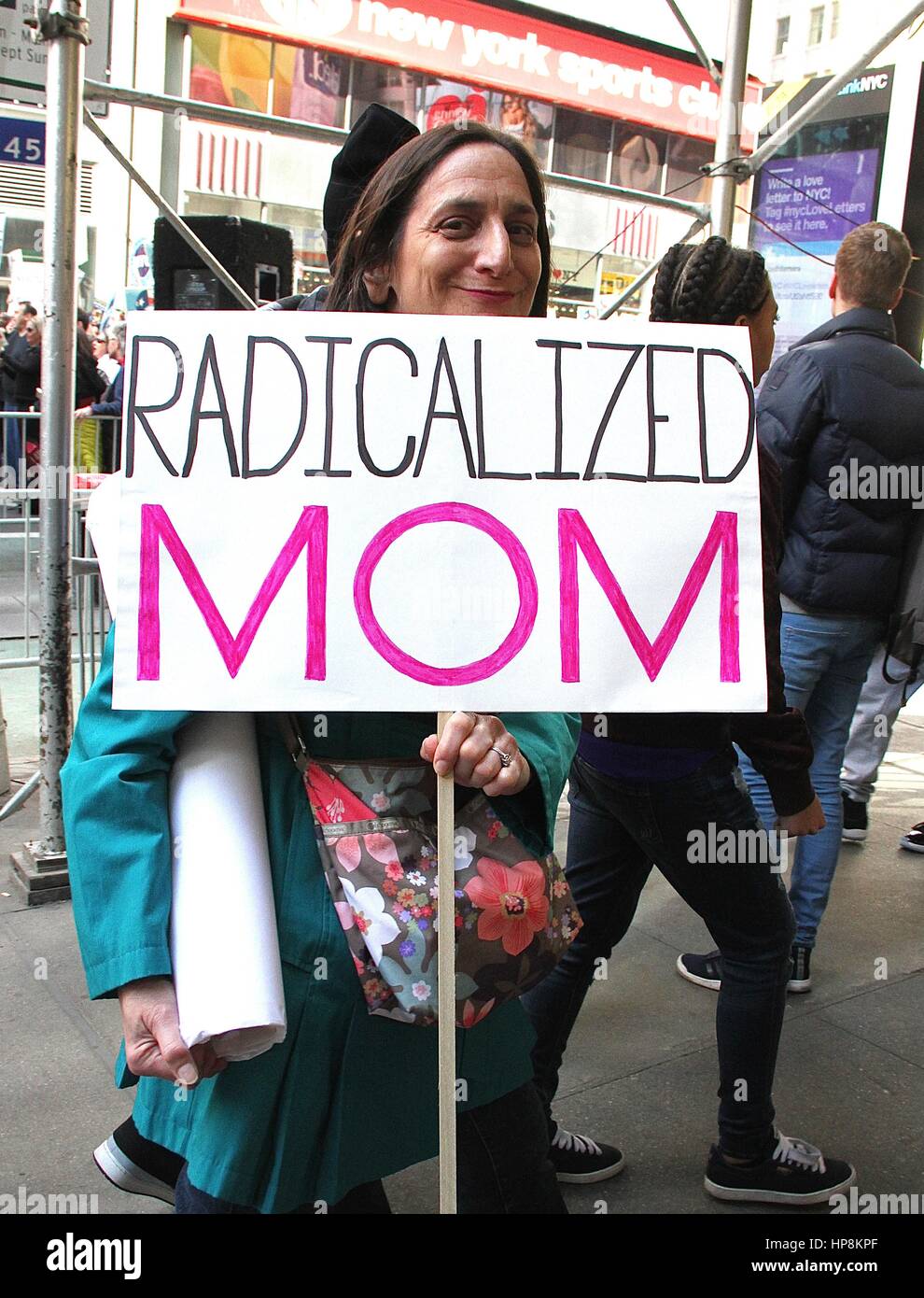 New York, NY, USA. 19th Feb, 2017. Participants in the 'I Am Muslim ...