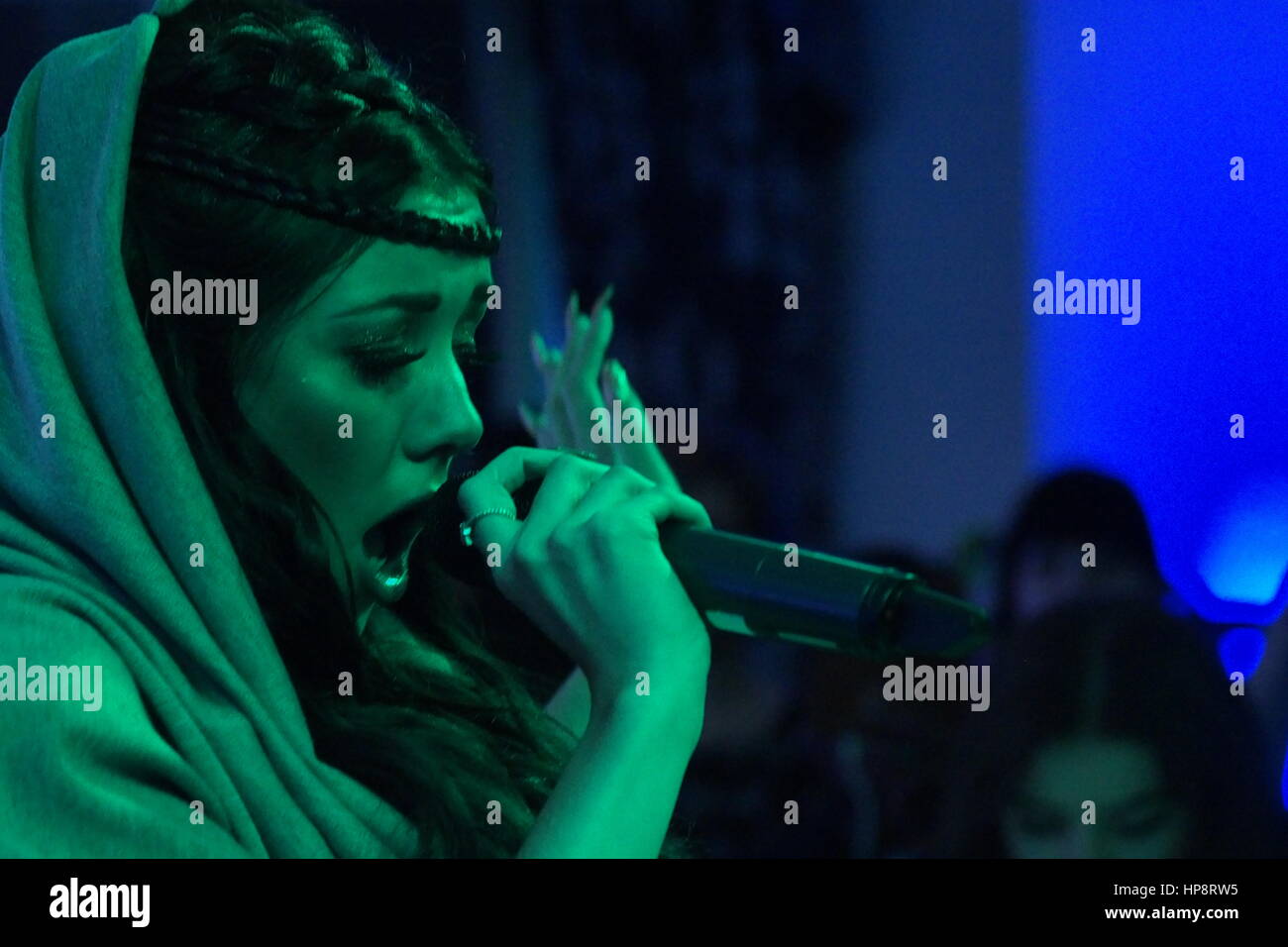 London, UK. 19th Feb, 2017. Lydia Lucy.Fashions Finest celebrates the ...