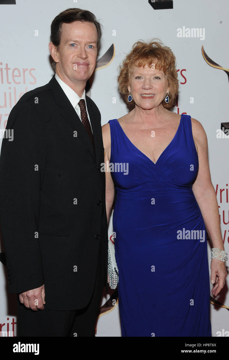 New York, USA. 19th February, 2017. Dylan Baker and Becky Ann Baker ...