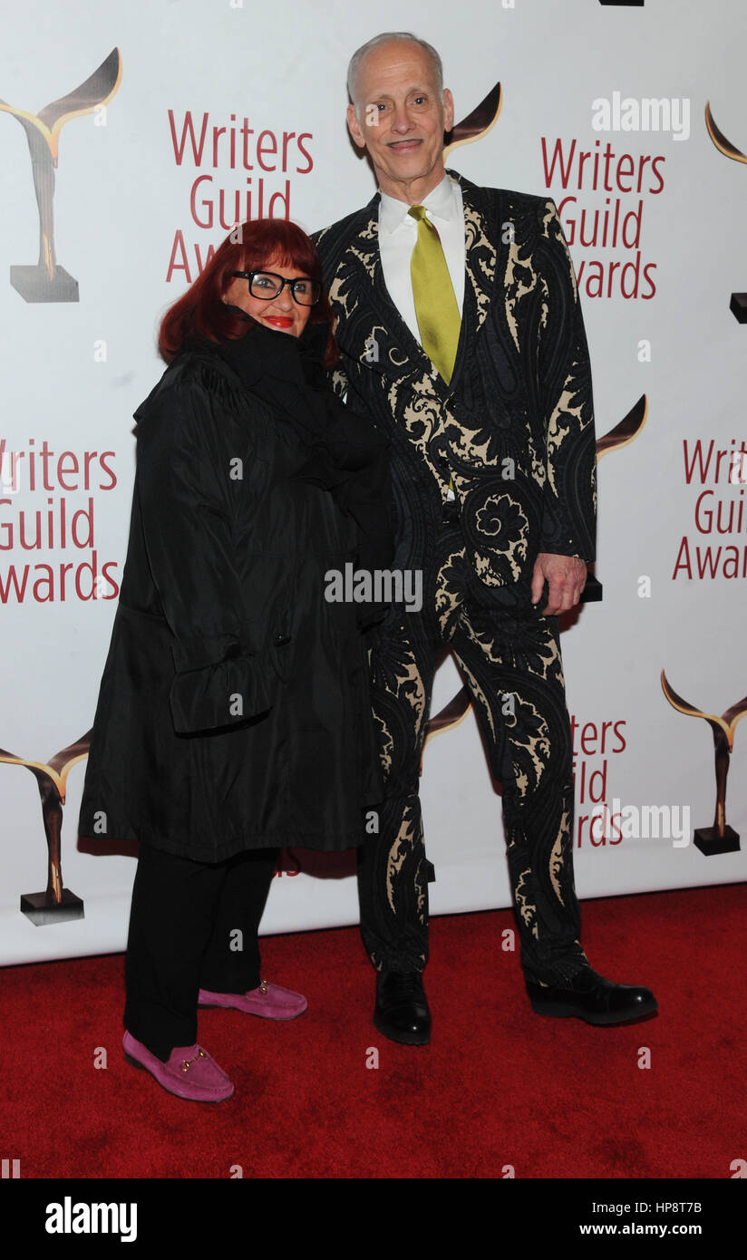 New York, USA. 19th February, 2017. John Waters and Pat Martin attends ...