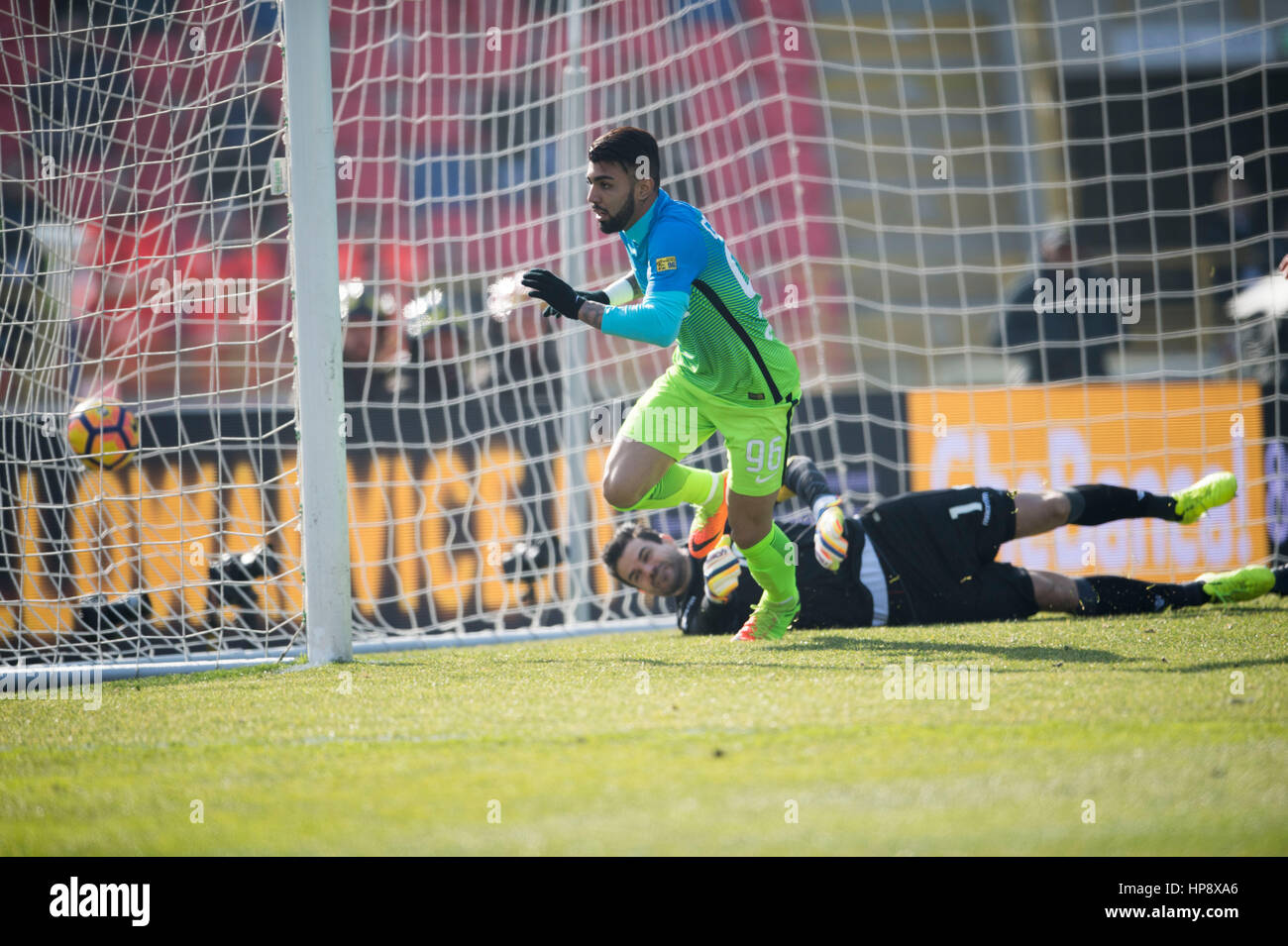 Bologna, Italy. 19th Feb, 2017. Gabriel Barbosa (Inter) Football/Soccer ...