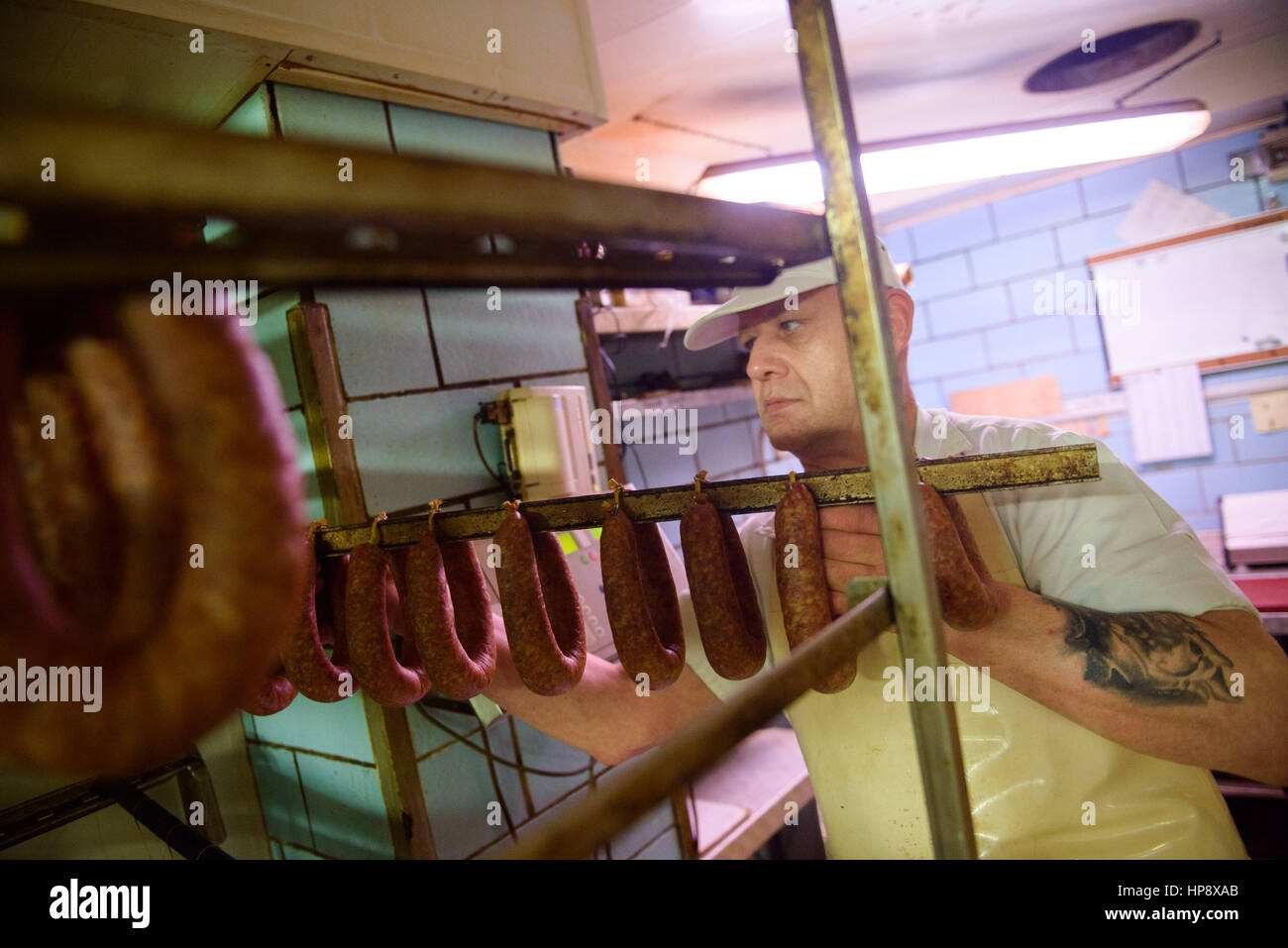 Butchers cart hi-res stock photography and images - Alamy