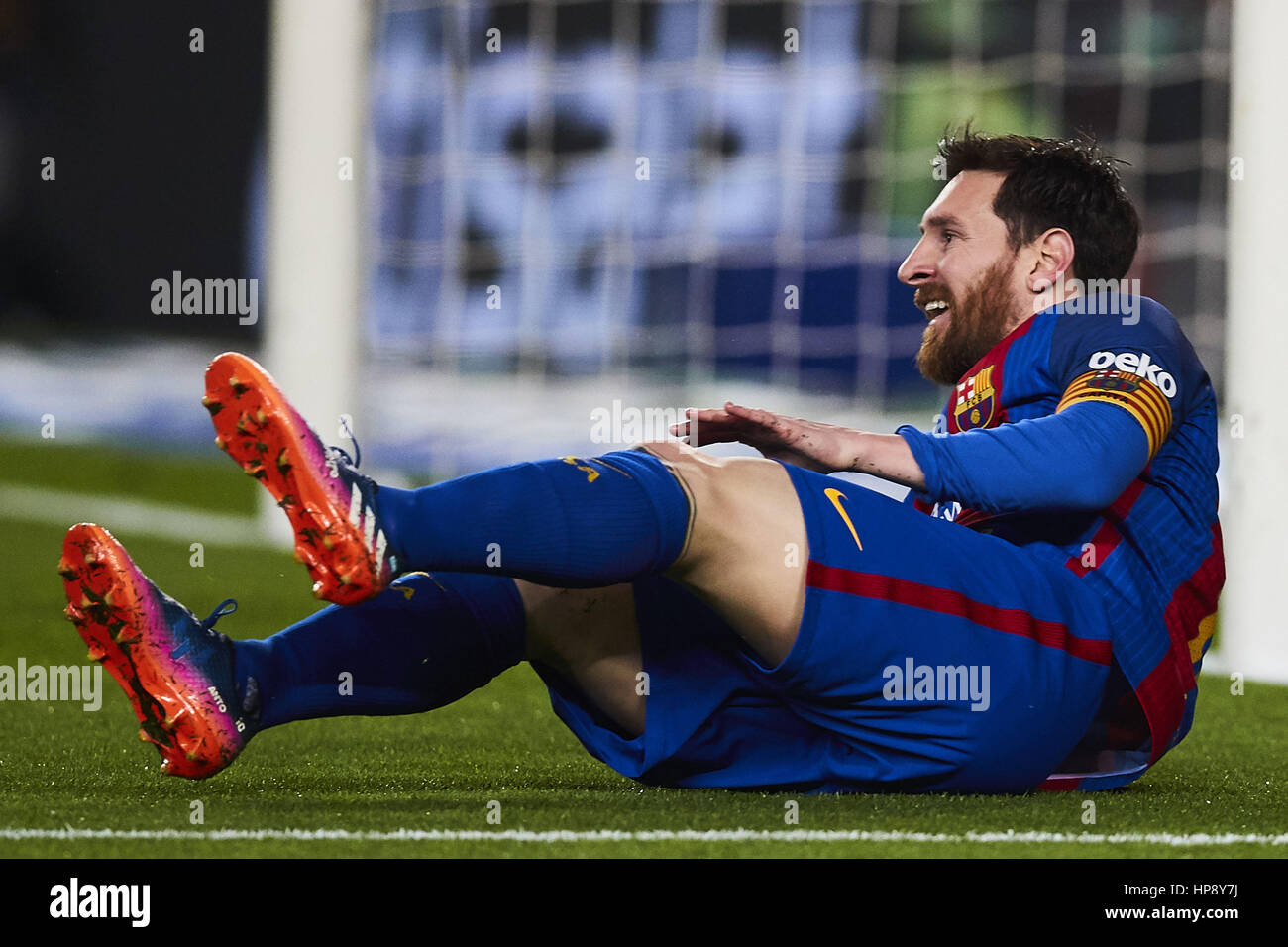 Barcelona, Spain. 19th Feb, 2017. Lionel Messi (FC Barcelona), during ...