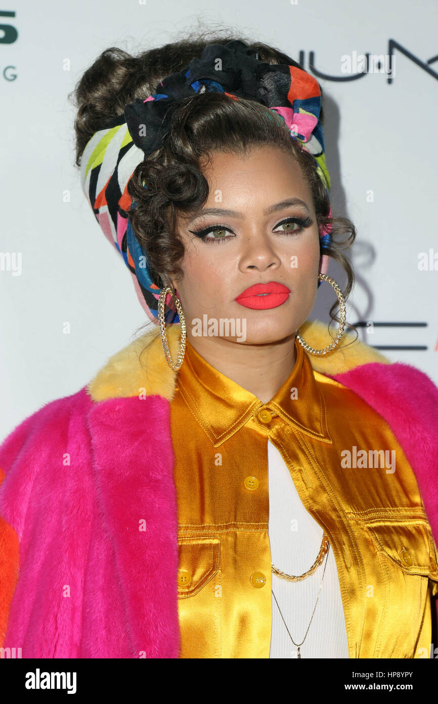 Hollywood, Ca. 19th Feb, 2017. Andra Day at the 2017 Hollywood Beauty ...