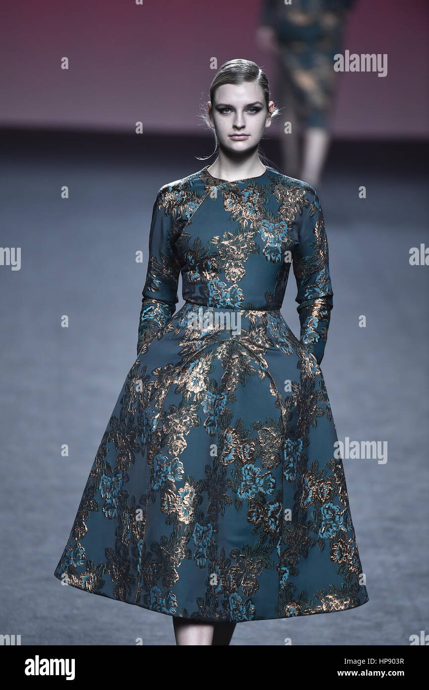 A model wears at collection runway a creation from The 2nd Skin Co ...