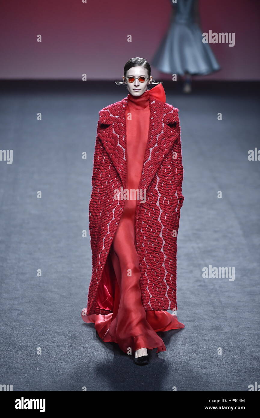 A model wears at collection runway a creation from The 2nd Skin Co ...